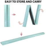 ZenStyle 9FT Folding Gymnastics Balance Beam, Durable PVC Cover, Kids ...