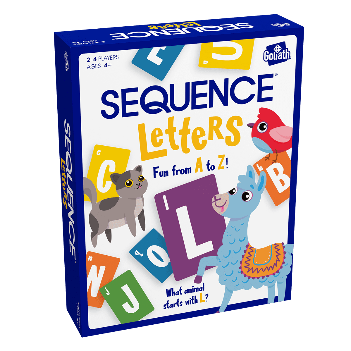Goliath SEQUENCE Letters Board Game SEQUENCE Fun From A To Z No