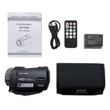 Andoer V12 1080P Full HD 16X Zoom Video Camera with 3.0 Inch LCD, Night ...