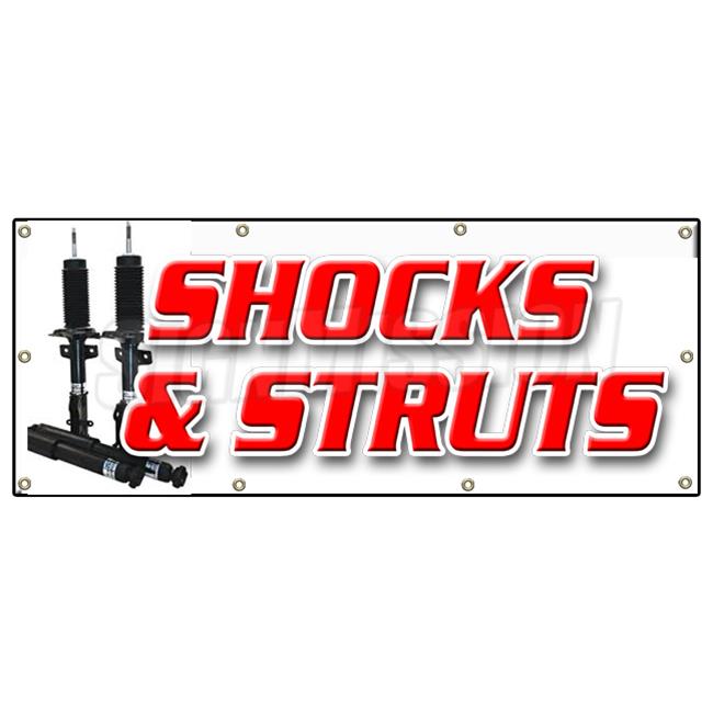 SignMission B-96 Shocks and Struts 36 x 96 in. Shocks & Struts Banner ...