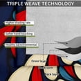 Abstract Curtains, Feather Art Blackout Curtains, Multicolor Window ...