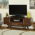 TMS Lambert Mid-Century TV Stand Up to 64 TV Walnut Finish - Walmart.com