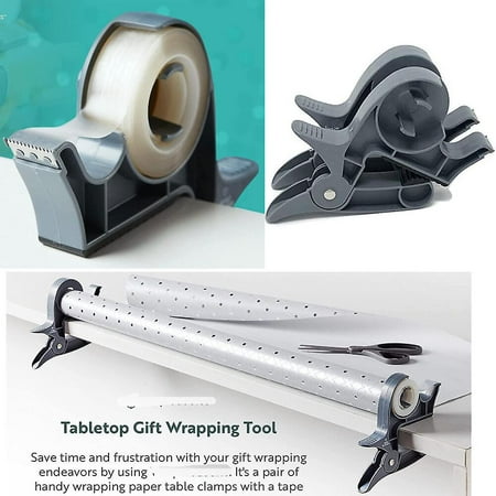 1 Pair Wrap Buddies Tabletop Gift Wrapping Tool Packing Tape Dispenser ...