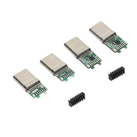 Type C 3.1 Male Connector, USB 3.1 Type C Male Connector PD100W 20V 5A ...