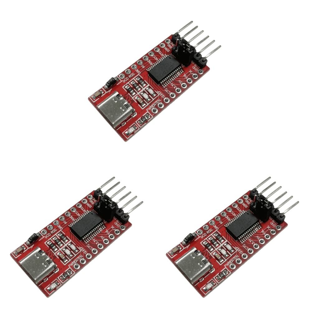 3 FT232RL Módulo FT232 Pro Mini USB A TTL 232 .3V 5.5V USB A TTL (Tipo ...
