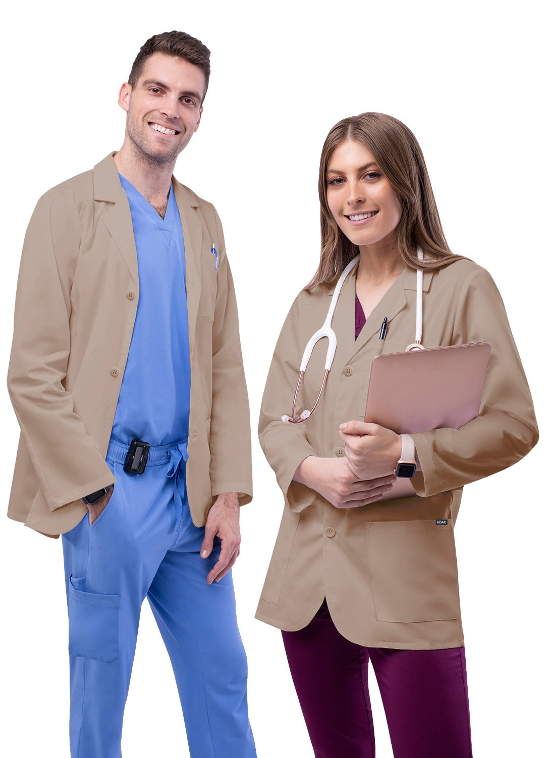 "Adar Universal Unisex Lab Coats - Classic 31"" Consultation Lab Coat ...