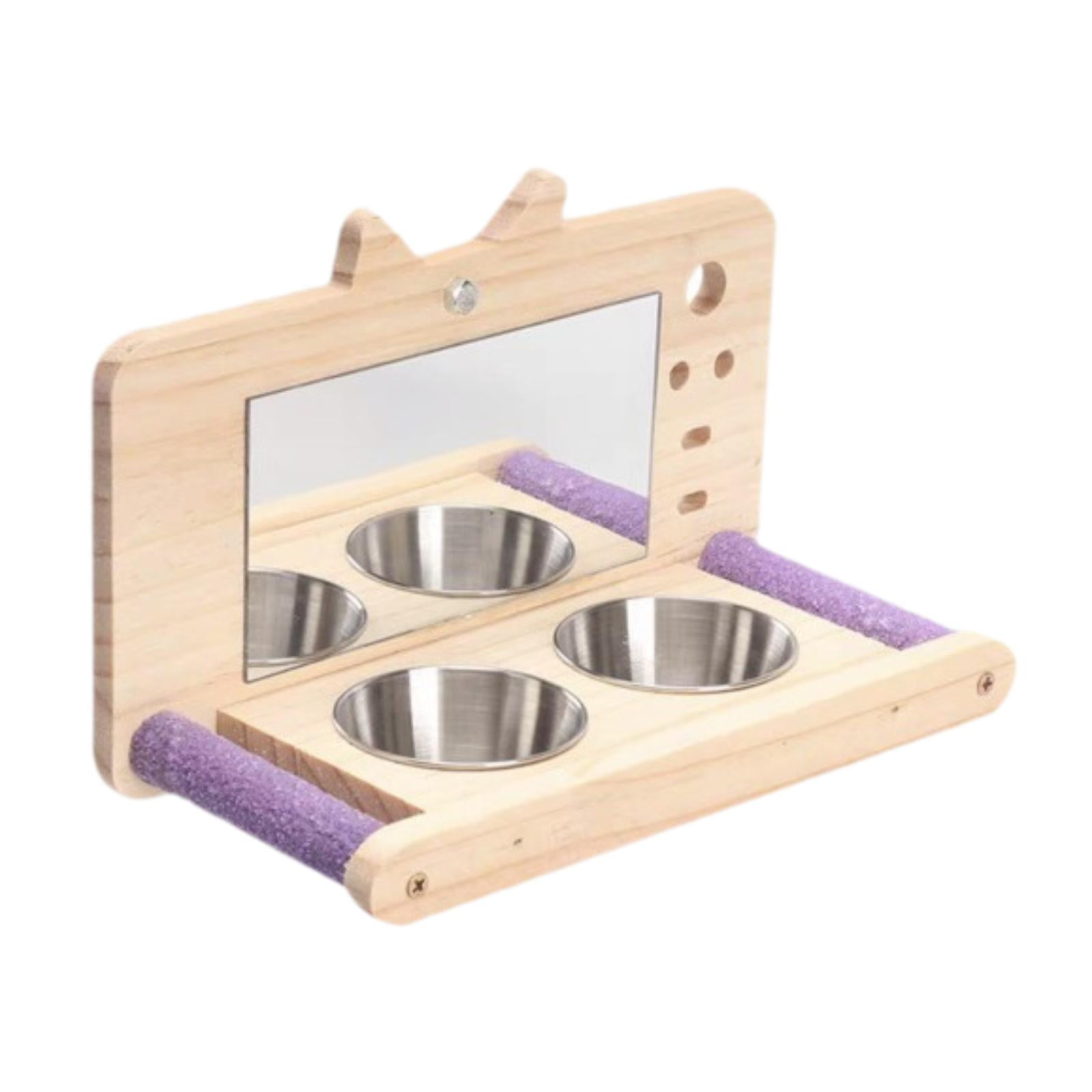 Click here for Beloving Bird Parrot Perch With Feeding Cups Bird... prices