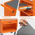4 Drawer Rolling Tool Chest, Metal Tool Cart on Wheels, Key Locking ...