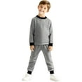 AHTJRT Loungewear Set for Kids Long Sleeve Crewneck Top Pants Set ...