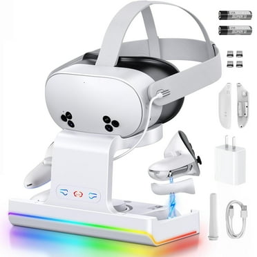 Fast Charging Station VR Headset & Controllers Charging Stand RGB ...
