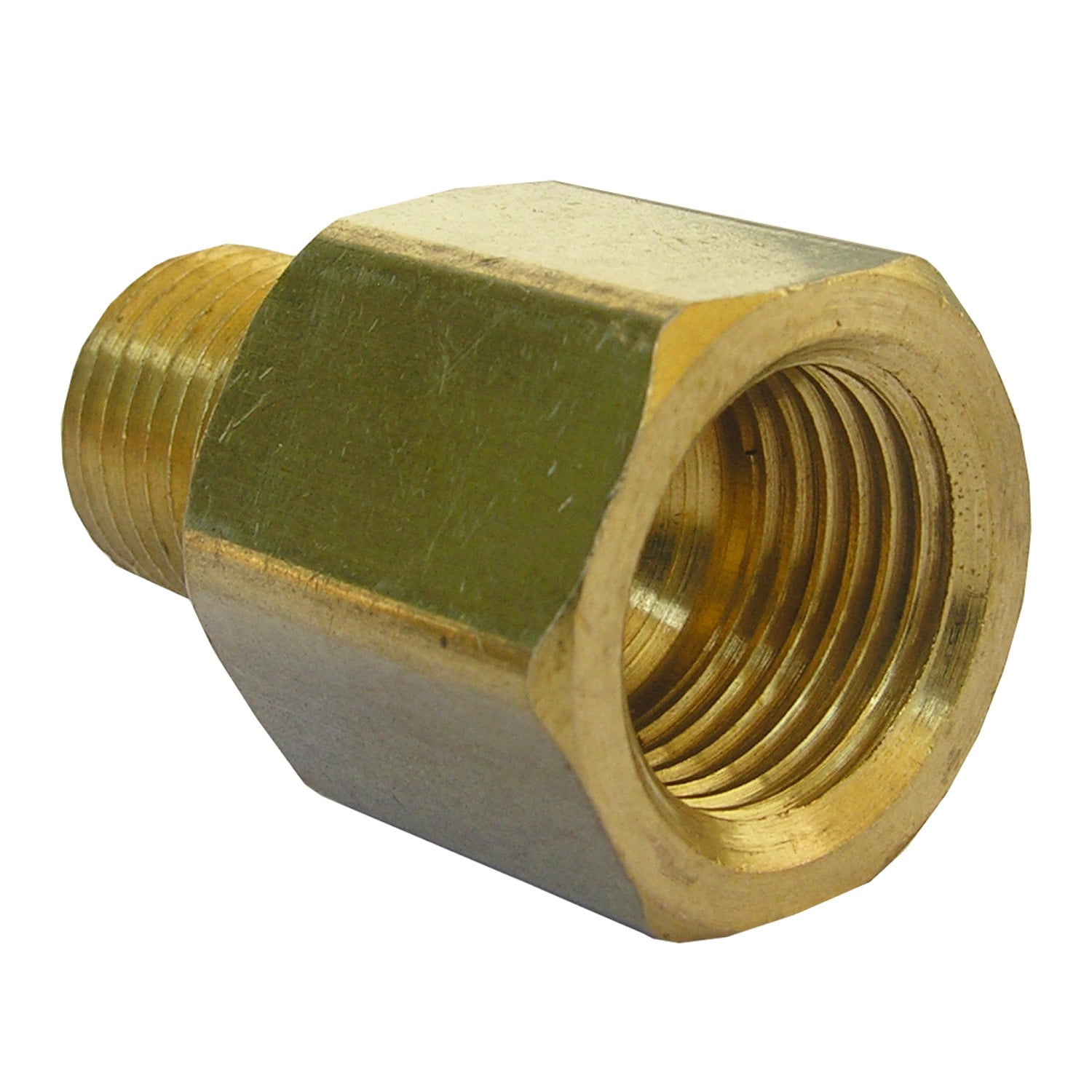 LASCO 17-6785 3/8-Inch Female Flare by 1/4-Inch Male Pipe Thread Brass ...