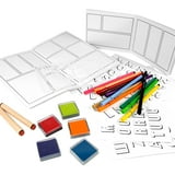 Smarts & Crafts Unisex Make Your Own Comic Book Studio Kit, 33 Pieces ...