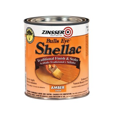946mL 3lb Cut Orange Amber Wood Shellac - Walmart.com