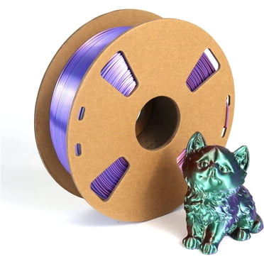 FoxSmart PURPLE 1.75mm PLA 3D Printer Filament, 1kg Spool (Purple ...