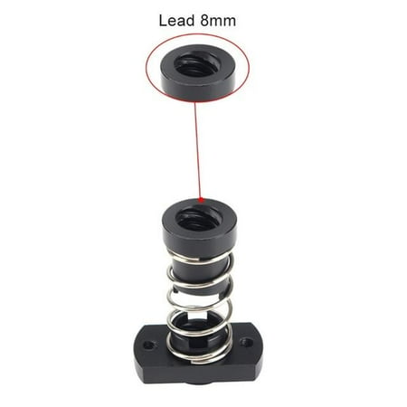 Anti Backlash Nuts T8 POM Elimination Spring Loaded Nut 3D Printer For ...
