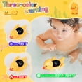 Baby bathtub thermometer - digital floating water temperature gauge ...
