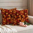 Brown Thanksgiving Outdoor Pillow Covers 18"x18" Set of 2,Waterproof ...