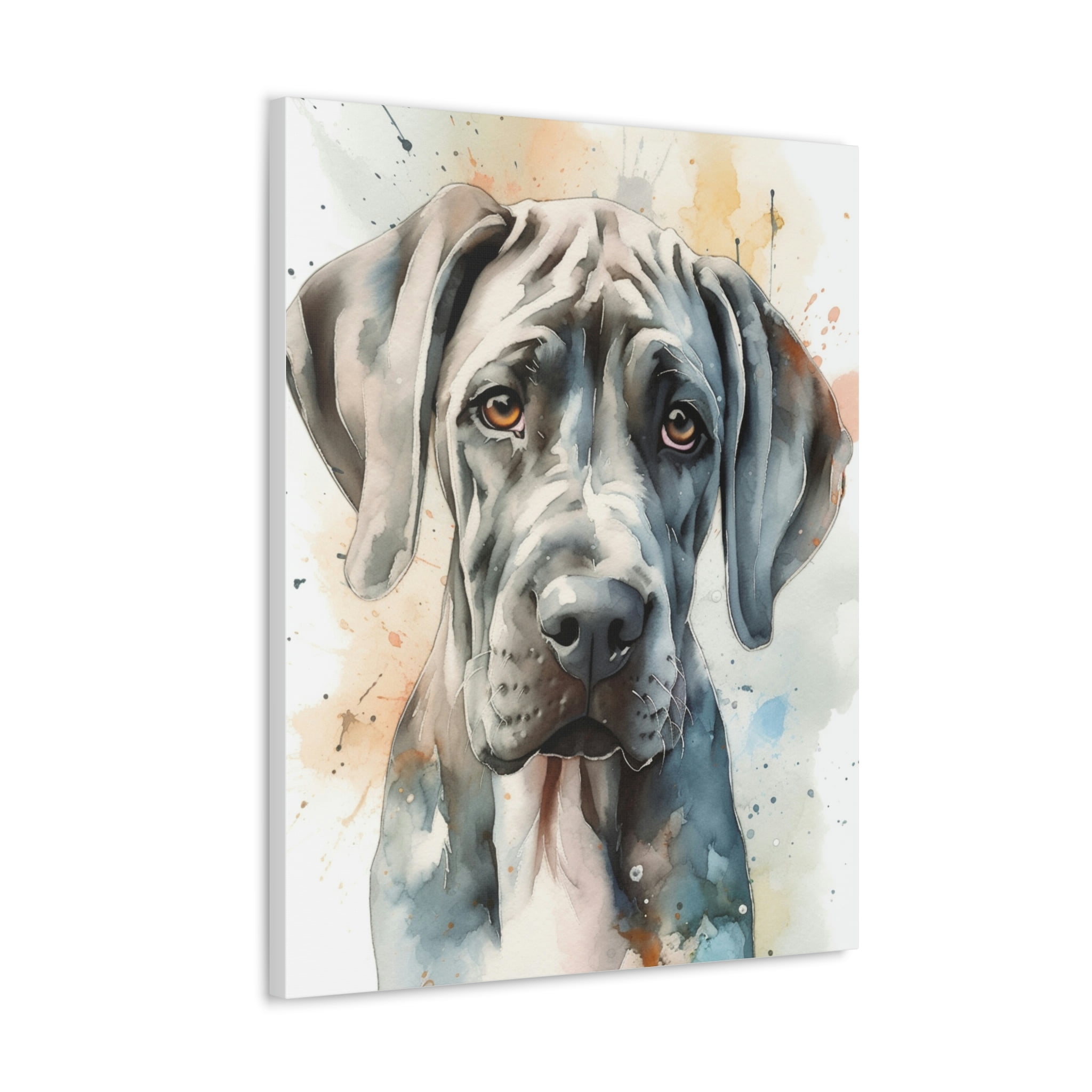 Watercolor Great Dane Painting 4 - Nursery Collection - Bedtime Stories ...
