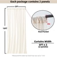 10x10FT Backdrop Curtains for Wedding Parties, Wrinkle Free Photo ...