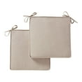 Sunbrella Outdoor Square Chair Pad (2-Pack), Cast Shale - Walmart.com