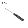 Uxcell Mini Phillips Screwdriver, 2.5mm Cross Head with Black Handle ...