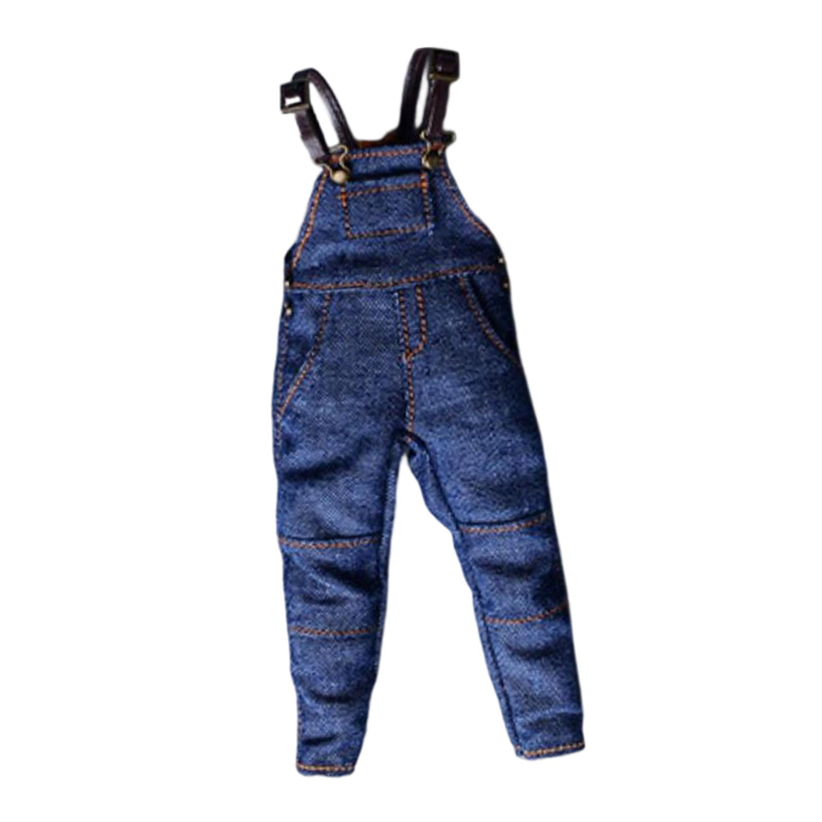 Disfraz de figura masculina perfke 1/12 Overol de carga mini Azul ...
