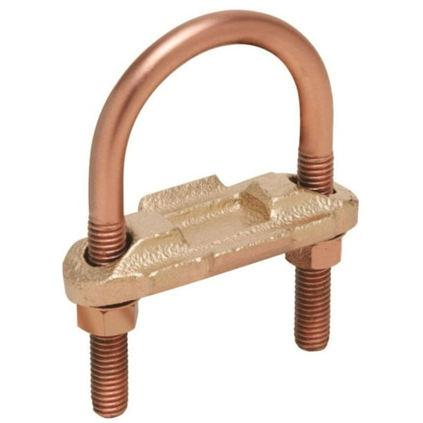 Burndy GP654CG1, Mechanical Grounding Clamp Conn, 8Sol-4 Str, 1-2 Cond ...