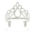 12 Pack Plastic Tiaras for Kids, Silver Crowns, Dress-Up, Costume ...