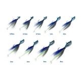 Charlie's Worms Jiggin' Dipper Holographic Bucktail Fishing Lure Jigs 3 ...
