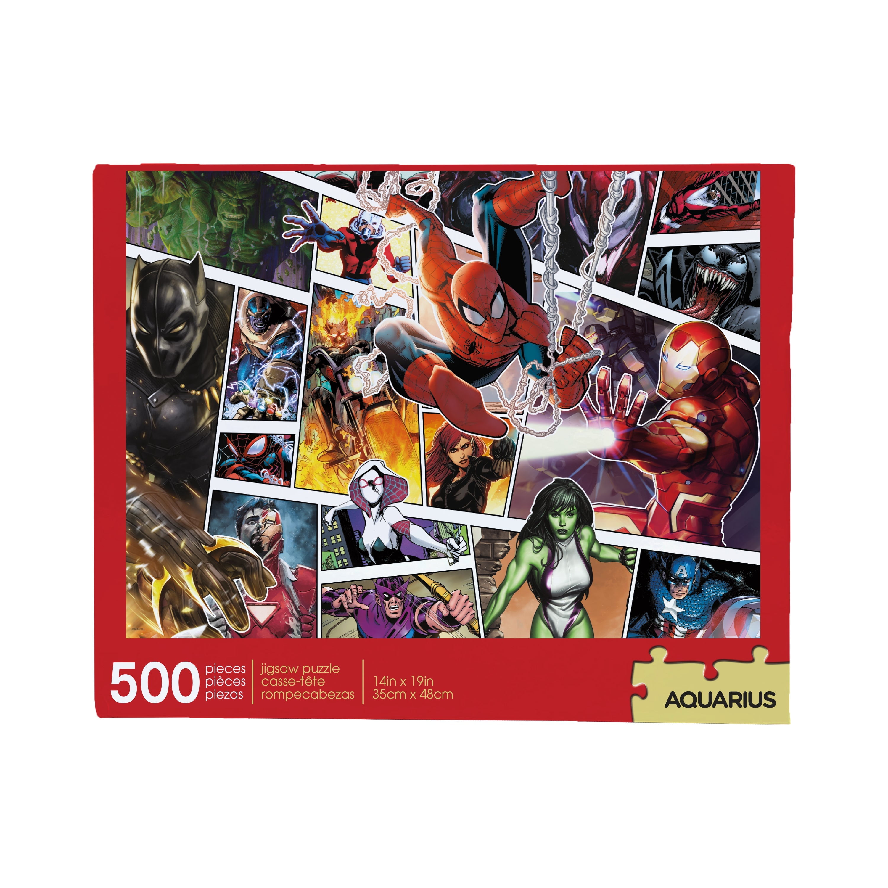 Marvel Panels 500 Piece Jigsaw Puzzle - Walmart.com