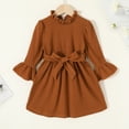 Younger Tree Baby Girl Fall Winter Dress Long Sleeve Turtleneck Vintage Knit Sweater Dress ...