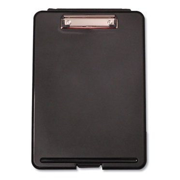 Locking Storage Clipboard 2 x 9 3/4 x 12 3/4, Black/Chrome - Walmart.com