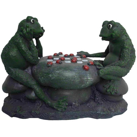Frogs Playing Checkers Garden Statue | Walmart Canada