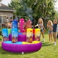 6.6x4.5Ft Inflatable Ring Toss Game with Built-in Blower, Giant ...
