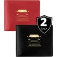 Premium Car Document Wallet, Insurance & Registration Holder, 2 Clear ...