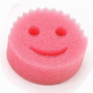 Smiley Cleaning Sponge For Cooking, Domestic Dishes, Bathroom, Windows ...