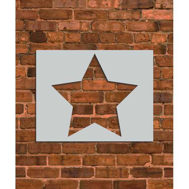 Round Star Stencil - Walmart.com