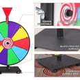 12 Inch Spinning Prize Wheel with Durable Base, 10 Slots Tabletop ...