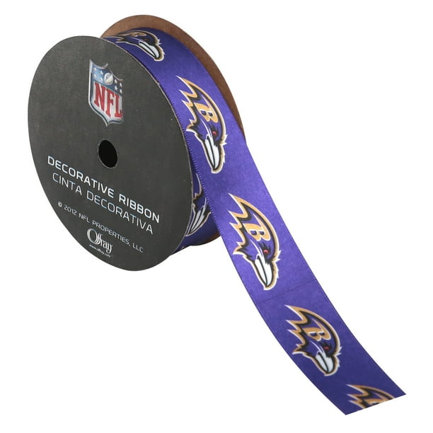 Offray 1/8" NFL Baltimore Ravens Ribbon, 9 Feet, 1 Each - Walmart.com