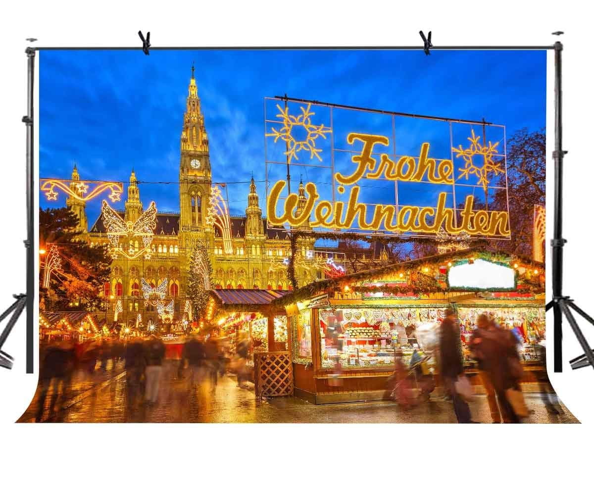 ABPHOTO Polyester 7x5ft Market Backdrop Brilliantly Illuminated ...