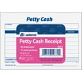 Adams Petty Cash Receipt Pad, 12 Pack, Gummed Binding, 50 Sheets, White ...