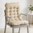 Integrated Chair Cushion with Seat and Backrest, 12x28 Inch Ergonomic ...