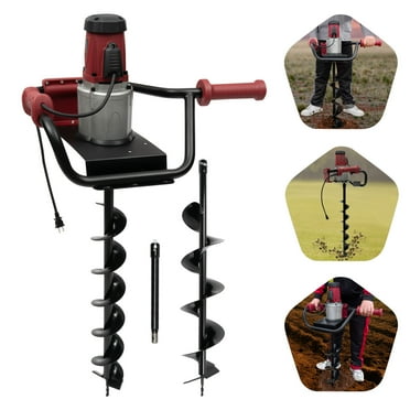 XtremepowerUS 1500W Electric Post Hole Digger Soil Digging Fence Post ...