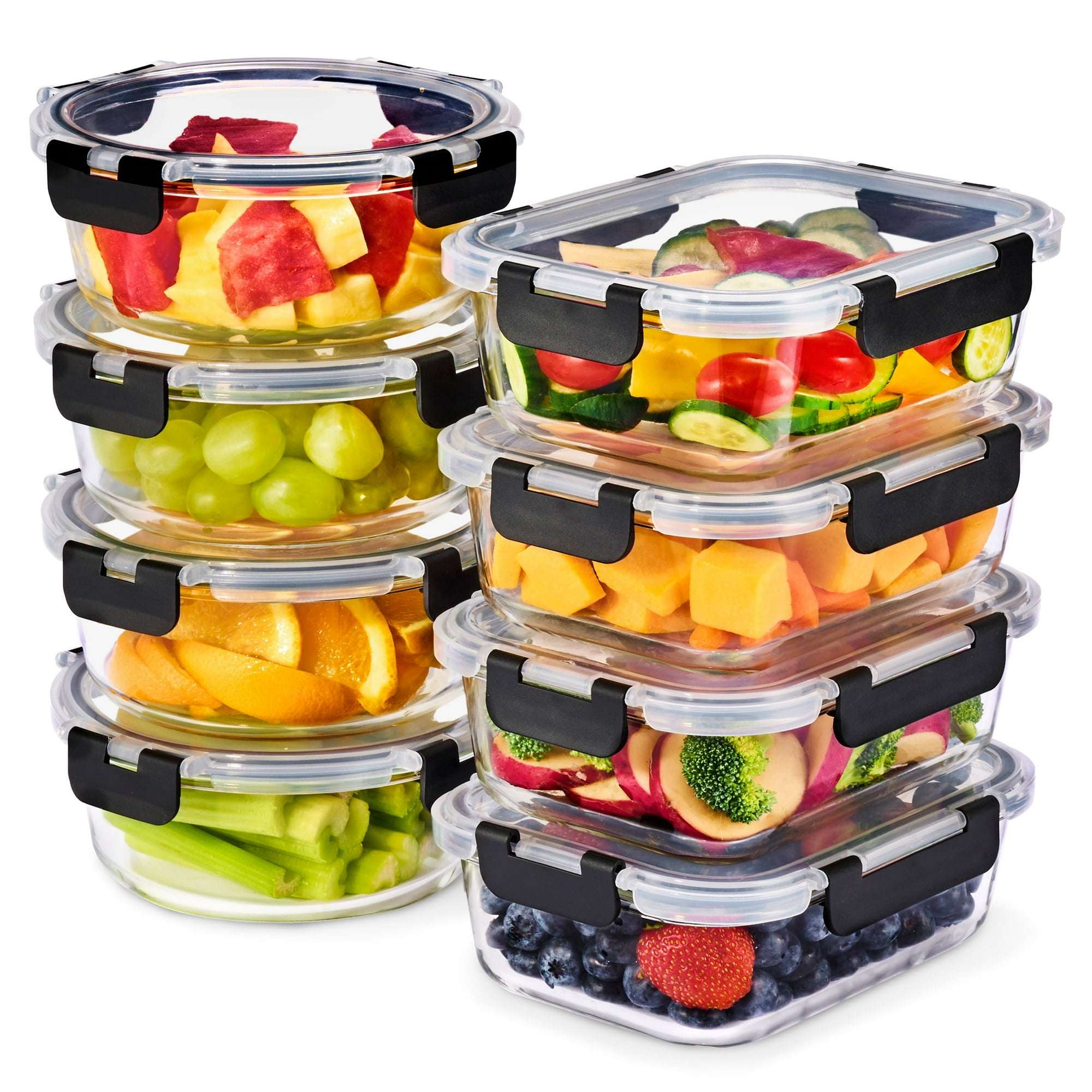 Click here for Sorbus Round  Rectangular Glass Meal Prep Containe... prices