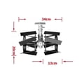 TFCFL 9 Teeth Weeding Wheel Garden Rototiller Tiller Tool Cultivator ...