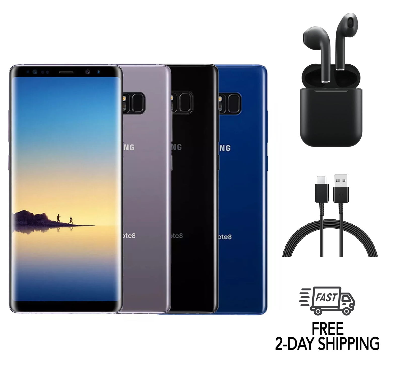 Pre-Owned Samsung Galaxy Note 8 N950U (Fully Unlocked) 64GB Midnight ...