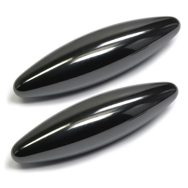 8 Pieces 43mm Black Oval Magnetic Balls, Snake Eggs Magnets Hematite Rattle Snake Ellipsoid ...