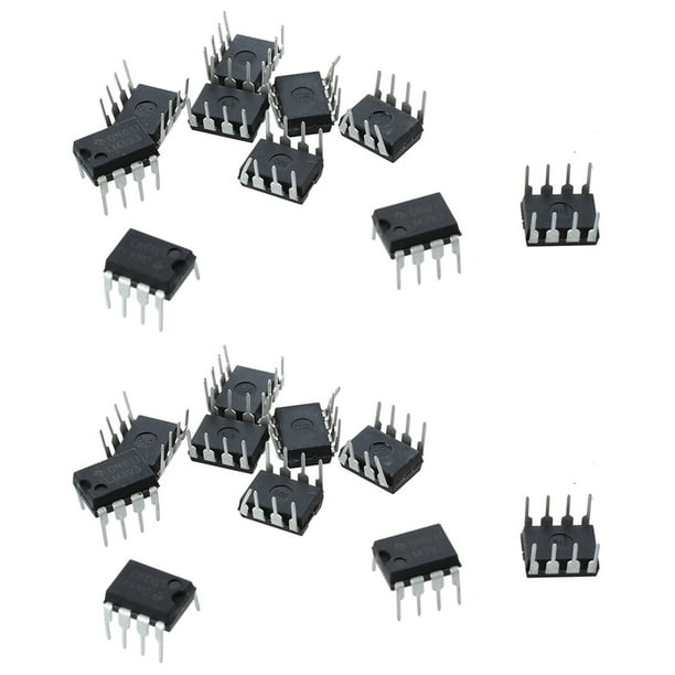 20 PCS LM393N LM393 DIP-8 Comparador de Baja Tension de Doble Voltaje | Bodega Aurrera en línea