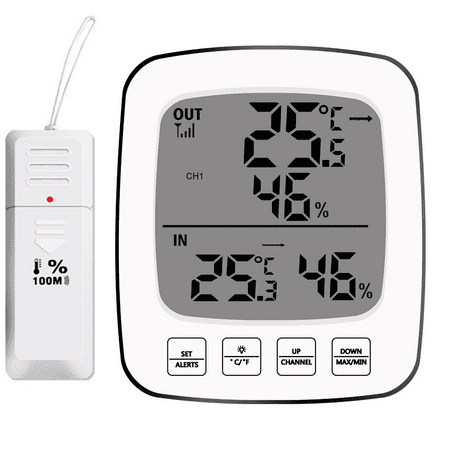 Large-screen high-definition indoor and outdoor temperature and ...