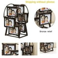 EDHITNR Vintage Rotating Ferris Wheel Picture Frame, 5 Inch Decorative ...